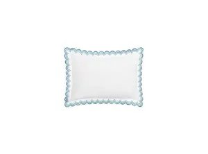 MATOUK Stella Embroidered Sham - Hazy