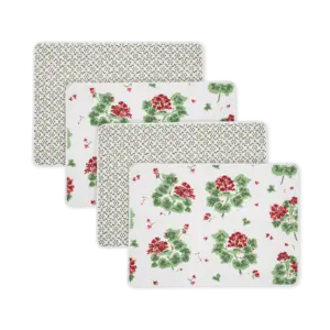 MATOUK Reversible Quilted Placemat Set Of 4 - Cotton