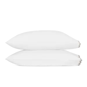 MATOUK Stella Pillowcase Pair - Percale