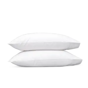 MATOUK Sierra Hemstitch Pillowcase Set - Percale
