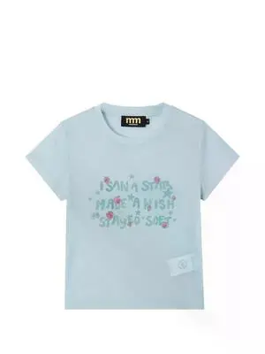 MINI CREAM Graphic Print Short Sleeve T-shirt