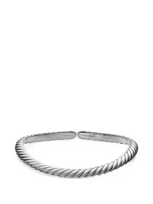 David Yurman Sculpted Cable Flex Necklace - Silver