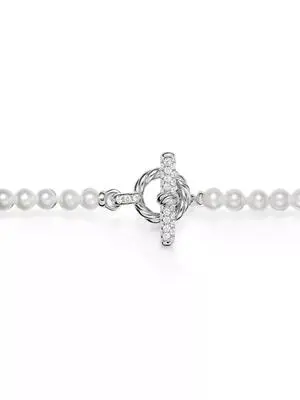 David Yurman Pearl And Diamond Necklace