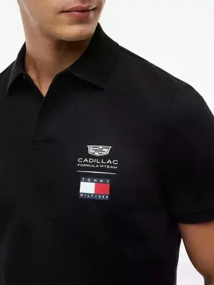Tommy Hilfiger Logo-print Piqué Polo Shirt