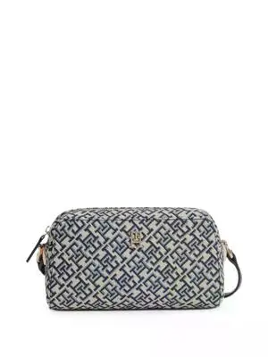 Tommy Hilfiger Monogram Logo Plaque Shoulder Bag