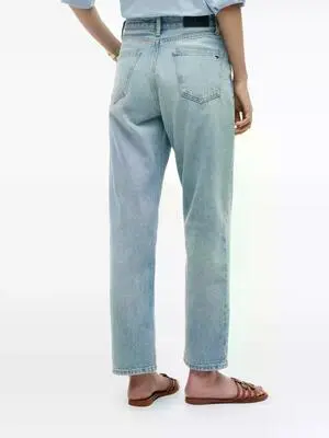 Tommy Hilfiger Logo Plaque Chain-link Jeans