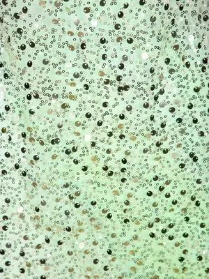 GENNY Embellished Pearl And Sequin Halterneck Dress