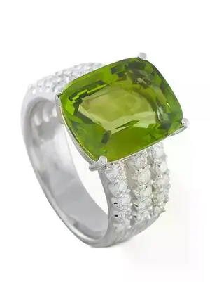 LB EXCLUSIVE Peridot And Diamond Ring