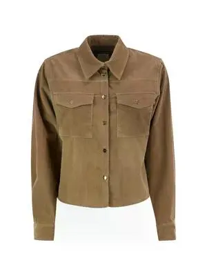 Max Mara Corduroy Chest-pocket Jacket