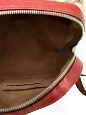 Gucci Small Gg Supreme Web Tian Backpack