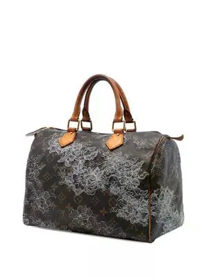 LOUIS VUITTON Monogram Dentelle Speedy 30 Boston Bag - Brown