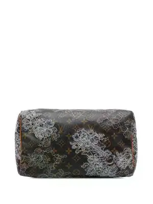 LOUIS VUITTON Monogram Dentelle Speedy 30 Boston Bag - Brown