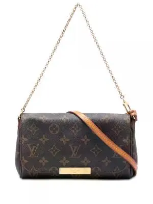 LOUIS VUITTON Monogram Favorite Mm Satchel - Brown