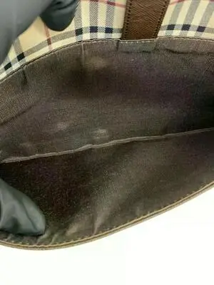 Burberry House Check Canvas Shoulder Bag