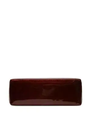 LOUIS VUITTON Monogram Vernis Wilshire Pm Handbag - Red