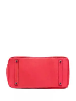 Hermès 2010 Epsom Birkin Retourne 35 Handbag - Red
