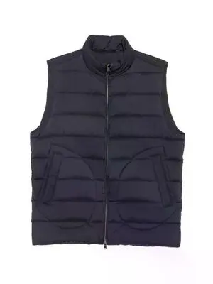 Herno Straight Hem Vests For Men