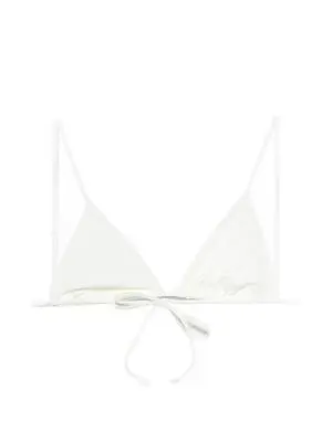 SIR. Striped Triangle Bikini Top