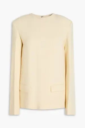 TOTEME Crepe Top - Pastel Yellow
