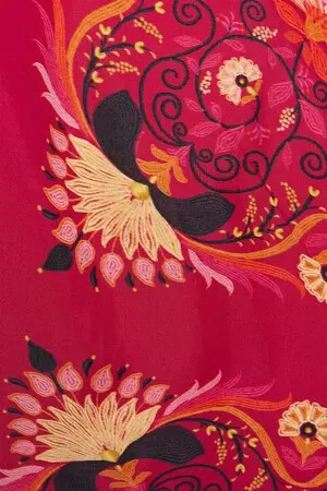Farm Rio Printed Satin Maxi Dress