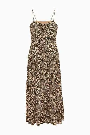 Ulla Johnson Arda Printed Jersey Midi Dress