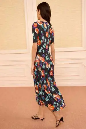 Ulla Johnson Sabine Jersey Dress In Floral