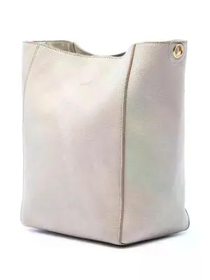 Celine Small Soft Grained Calfskin Seau Sangle Bucket Bag - Brown