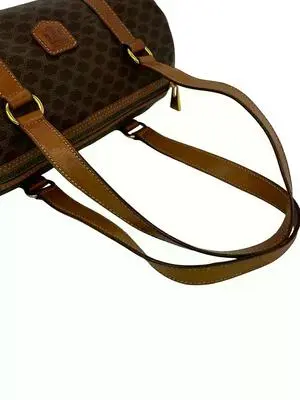 Celine Macadam Coated Canvas Shoulder Bag