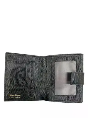 FERRAGAMO 2010-2026 Embossed Leather Vara Wallet Small Wallets