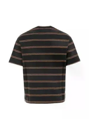 JIL SANDER Striped Embroidered T-shirt