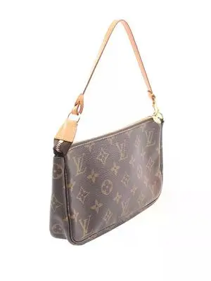 LOUIS VUITTON Monogram Pochette Accessories Shoulder Bag - Brown