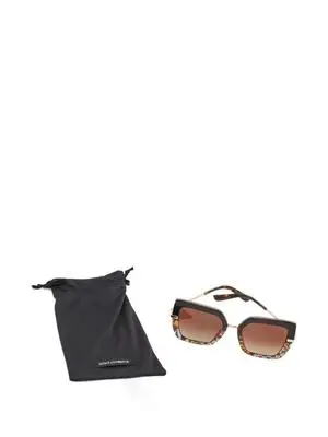 Dolce & Gabbana Tortoise-shell Geometric Sunglasses
