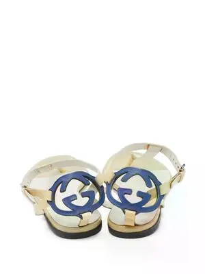 Gucci Patent Leather Flat Sandals