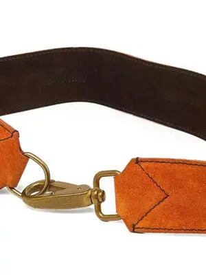 Miu Miu Suede Clasp Belt
