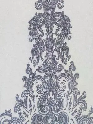 Etro Ecru Paisley Print Cardigan