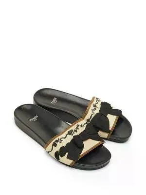 Fendi Slip On Sandals For Women