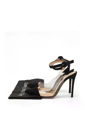 GIANVITO ROSSI Anise Ankle Strap Pumps - Black