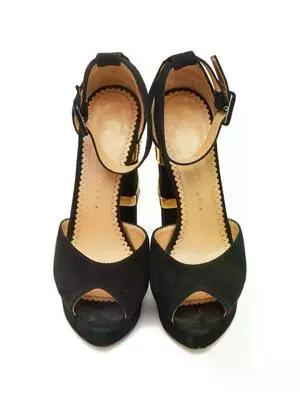 CHARLOTTE OLYMPIA Embellished Ankle-strap Sandals