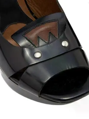Marni Peep-toe Slingback Sandals