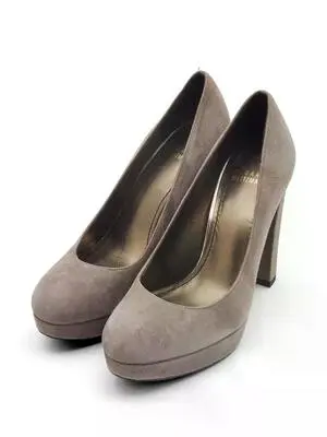 STUART WEITZMAN Suede Platform Pumps