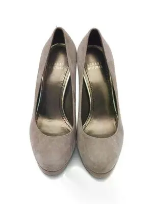 STUART WEITZMAN Suede Platform Pumps