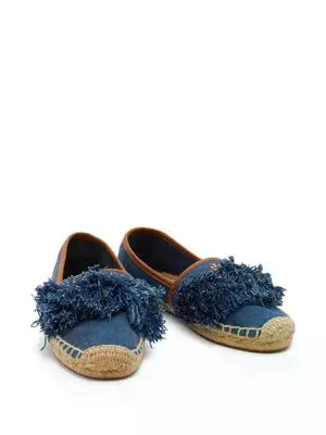 Tory Burch Shaw Fringe Espadrille Ballet Flats