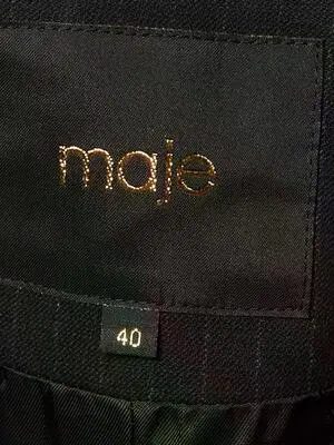 Maje Striped Single-breasted Blazer