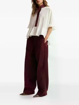 Essentiel Antwerp Twisted Seam Pleated Trousers