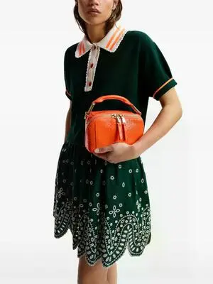 Essentiel Antwerp Lace-trimmed Polo Top