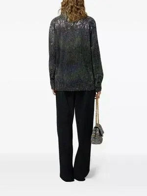Missoni Sequin Embellished Zigzag Shirt