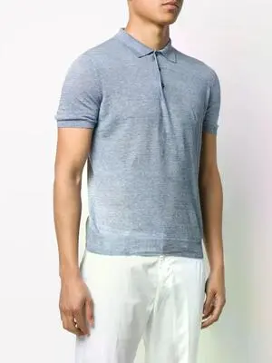 BARBA NAPOLI Knitted Polo Shirt