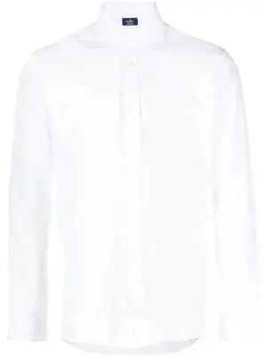 BARBA NAPOLI Long-sleeve Cotton Shirt