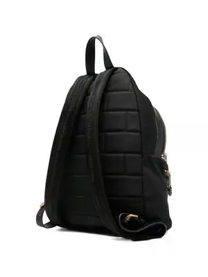Moschino Plaque Backpack - Black