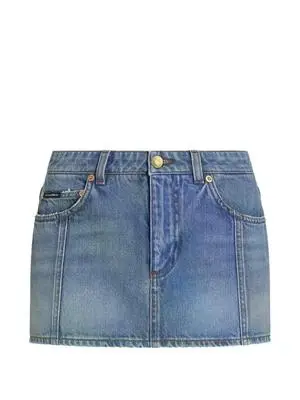 Dolce & Gabbana Denim Mini Skirt